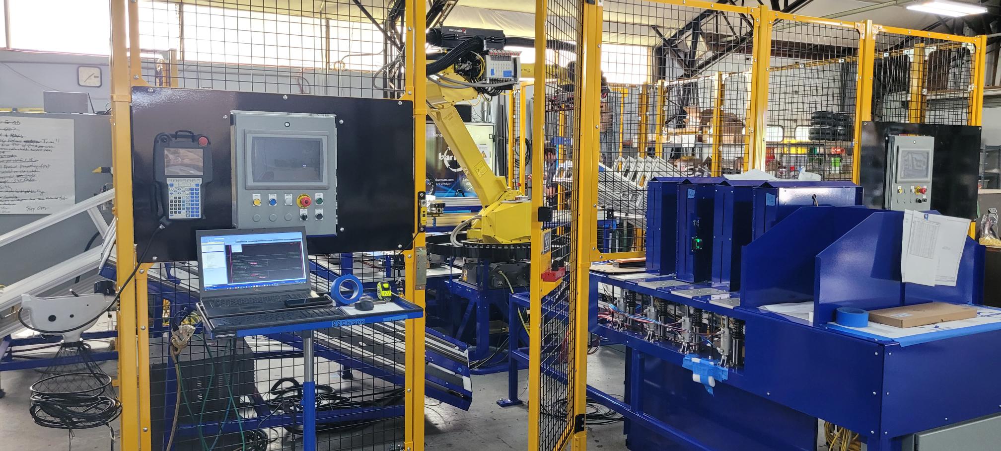 Robotic Bench Back Assembly Cell from Criterion Automation